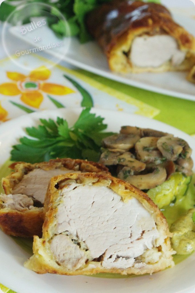 Filet mignon feuilleté à la dijonnaise... tout mignon, tout bon ...