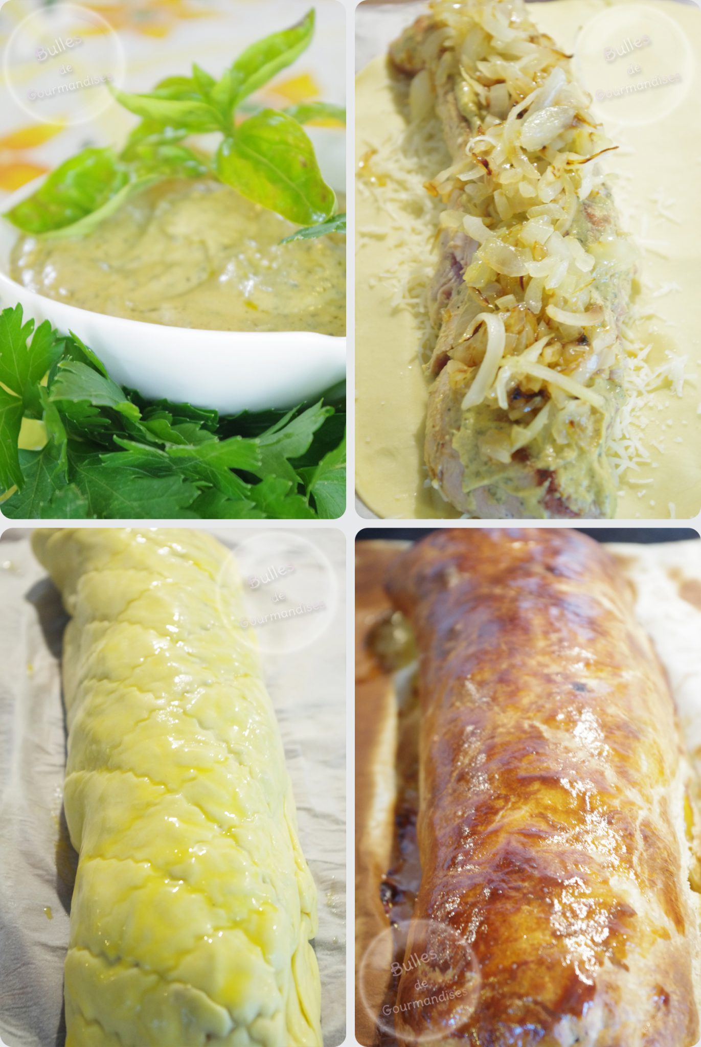 Filet mignon feuilleté à la dijonnaise... tout mignon, tout bon ...