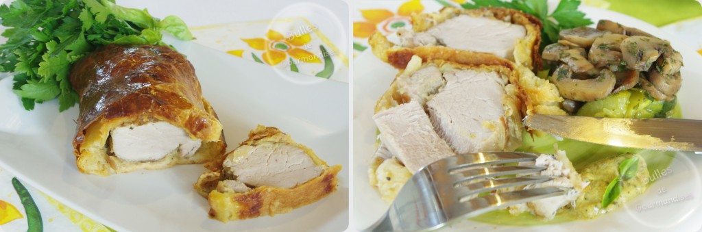 Filet mignon feuilleté à la dijonnaise... tout mignon, tout bon ...