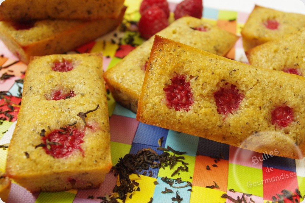 Financiers aux framboises, miel et thé des moines... | Bulles de ...