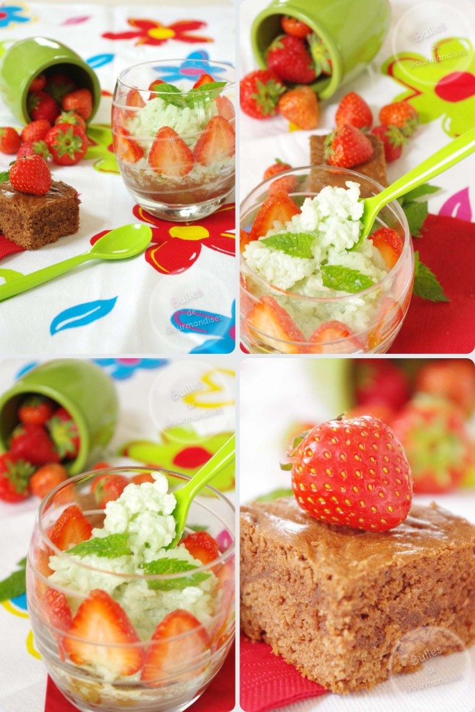 Risotto à la menthe, fraises et Philadelphia Milka | Bulles de Gourmandises