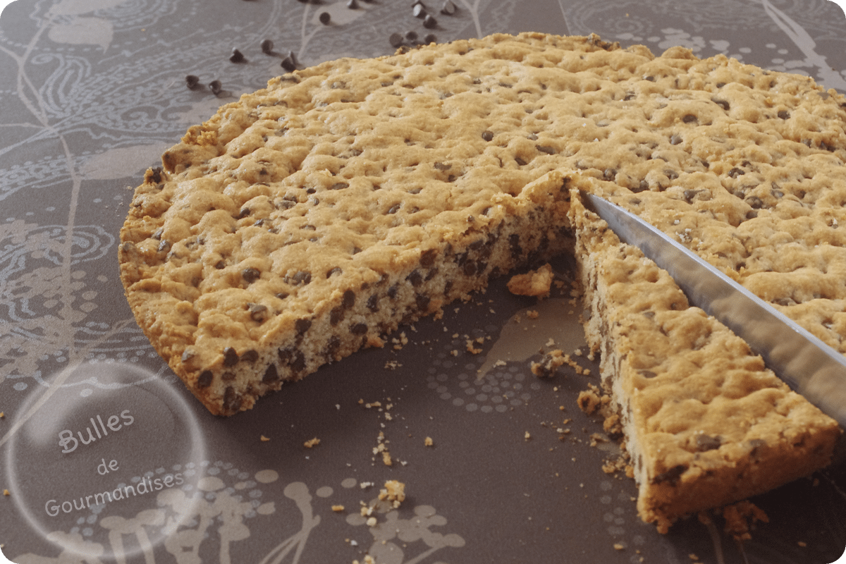 Gâteau cookie géant au chocolat ... pour maxi gourmand !!! | Bulles de ...