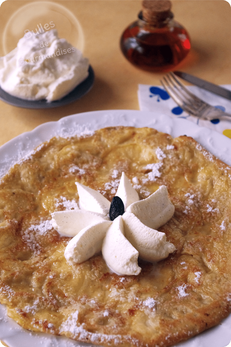 Crêpes aux pommes, rhum et fève tonka | Bulles de Gourmandises