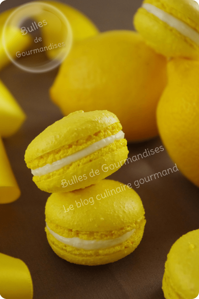 Macarons au citron... de toute façon c'est cro bon !!! | Bulles de ...