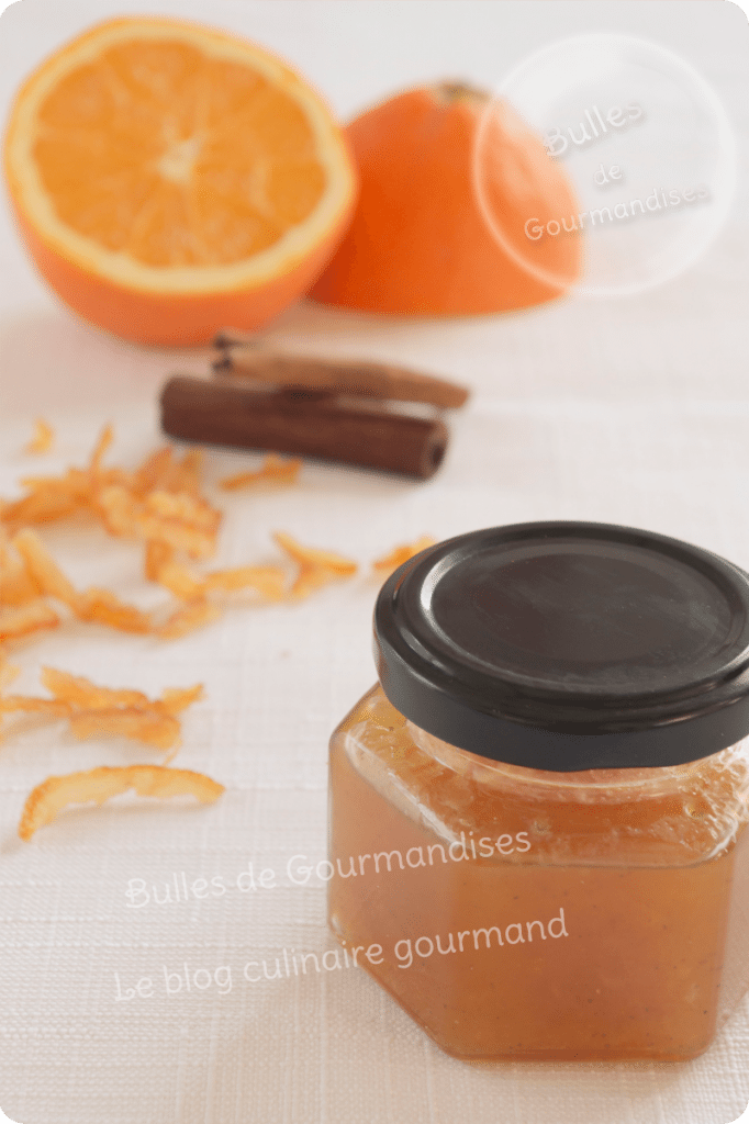 Confiture d'oranges Bio à la cannelle et aux écorces de Yuzu | Bulles ...
