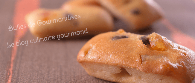 Financiers à l'orange et pépites de chocolat | Bulles de Gourmandises