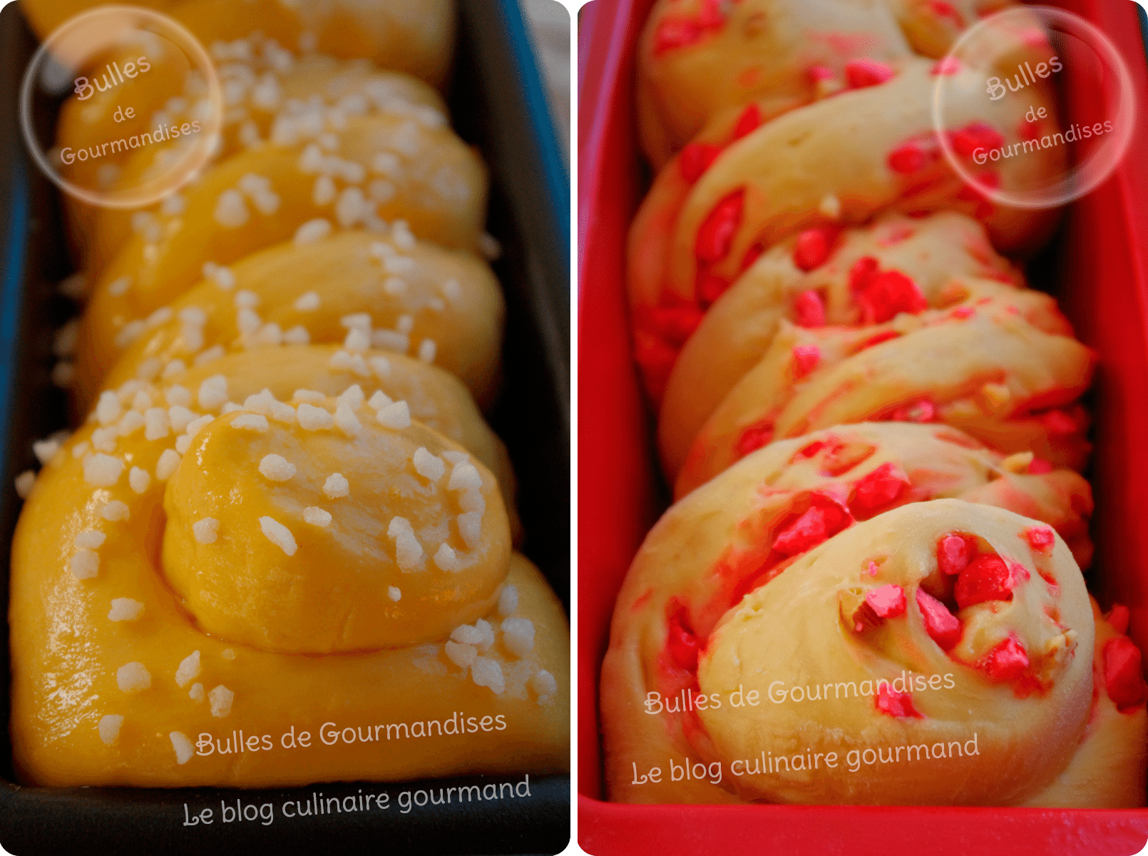 Brioche russe nature et aux pralines roses ! | Bulles de Gourmandises